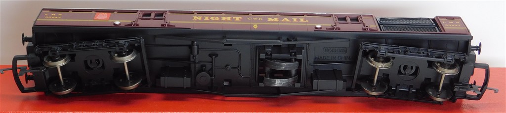 Elaine's Trains - Hornby LMS Night Mail operating mail coach number 30247